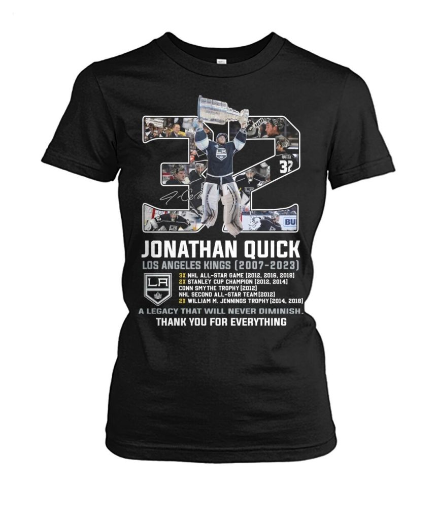 Jonathan Quick Los Angeles Kings 2007 - 2023 A Legacy That Will Never ...