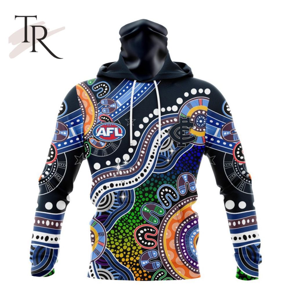 Personalized AFL Carlton Football Club Special Indigenous Design Hoodie ...