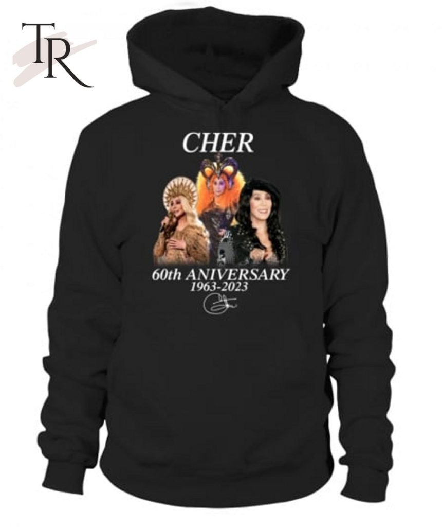Cher 60th Anniversary 1963 - 2023 Signature T-Shirt - Limited Edition ...