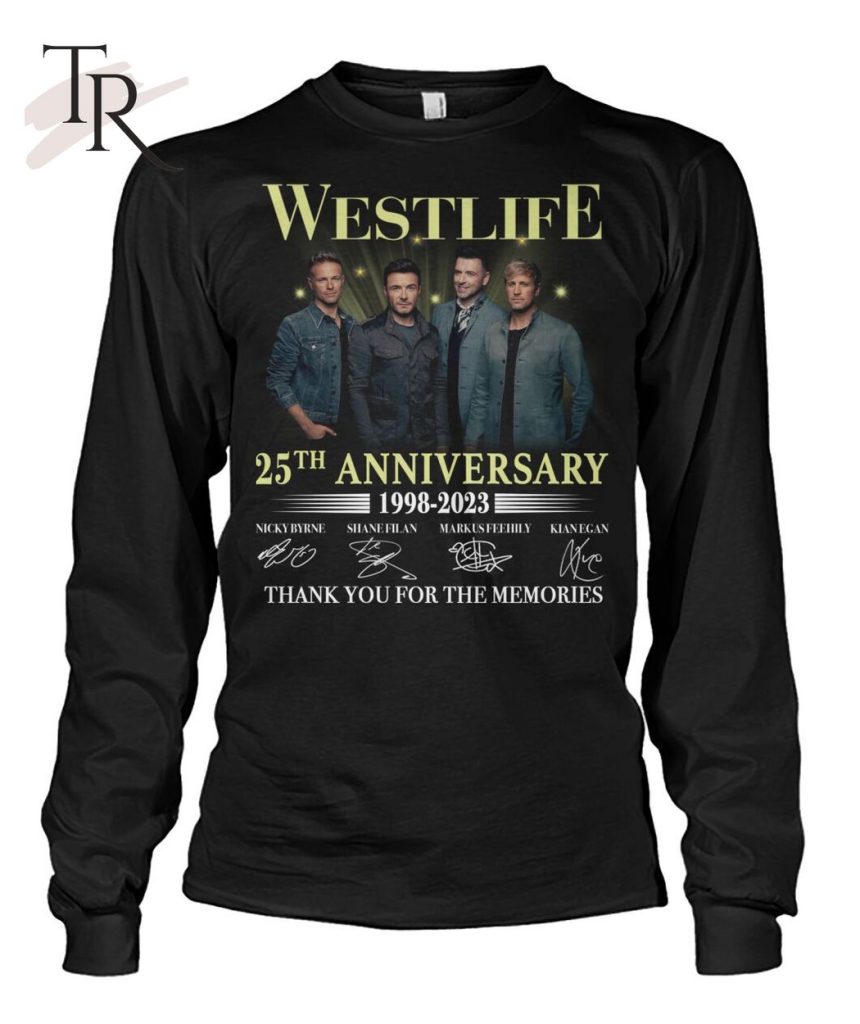 Westlife 25th Anniversary 1998 - 2023 Thank You For The Memories T ...