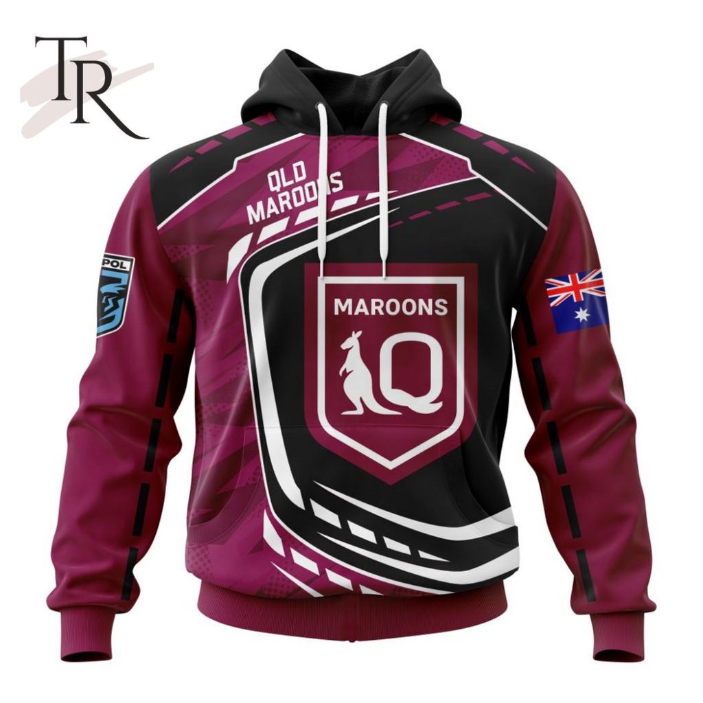 State Of Origin QLD Maroons Special Design Hoodie 3D - Torunstyle