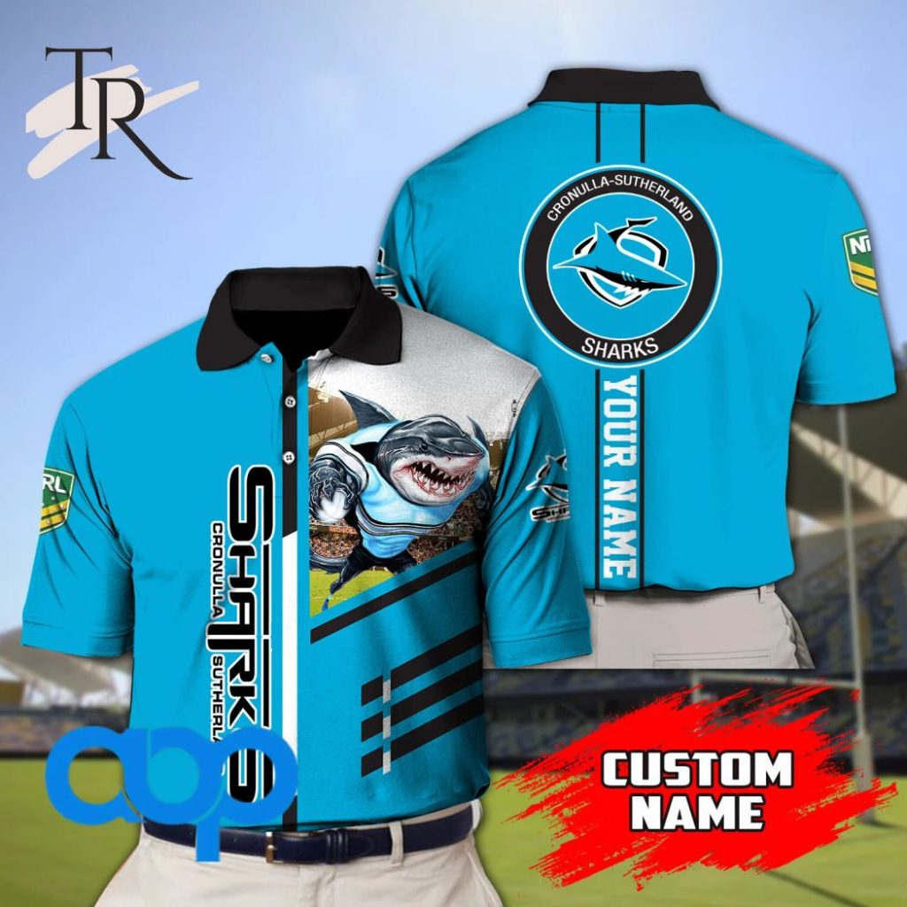 Cronulla Sutherland Sharks NRL Polo Shirt - Torunstyle