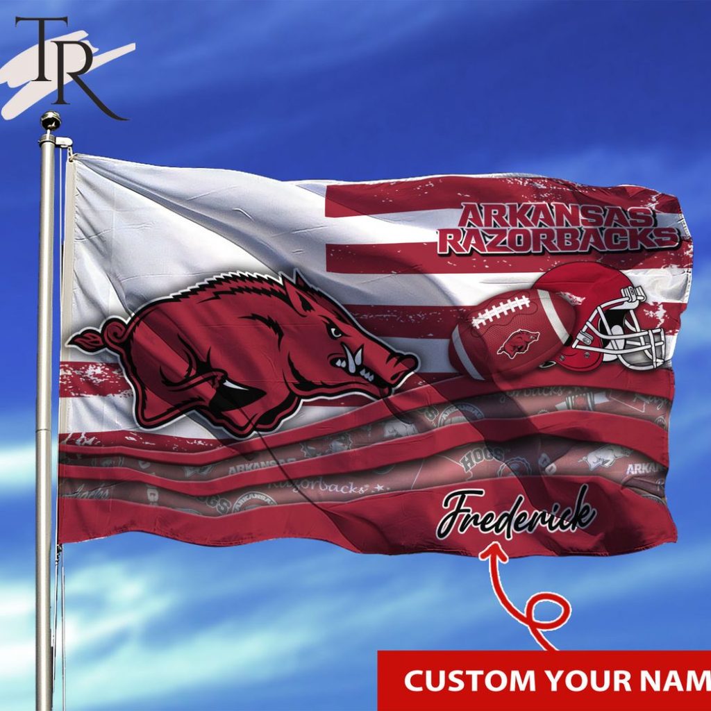 Arkansas Razorbacks Custom Flag 3x5ft For This Season - Torunstyle