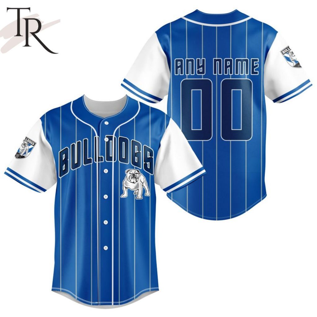 Personalized NRL Canterbury-Bankstown Bulldogs Special Baseball Jersey ...