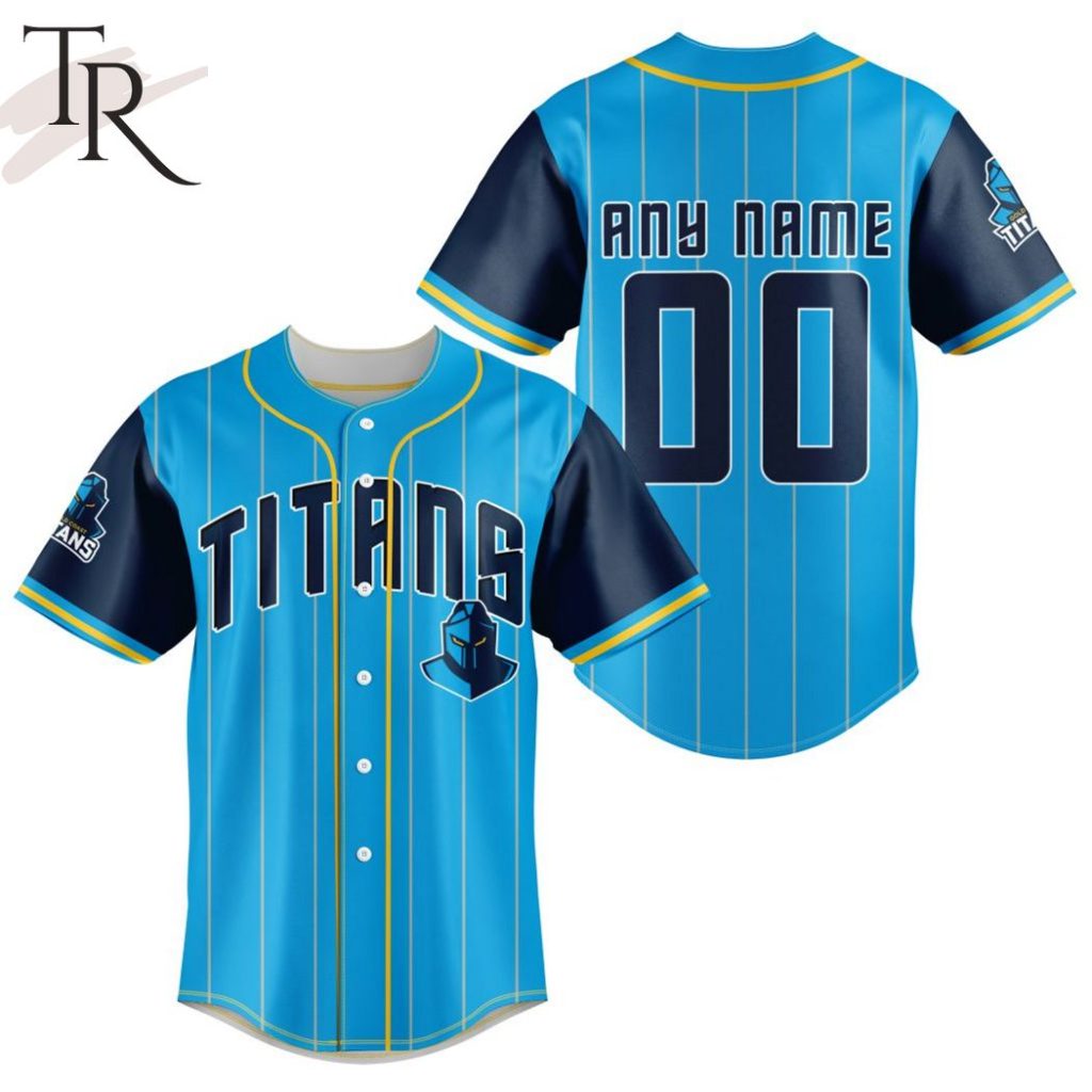 Personalized NRL Gold Coast Titans Special Baseball Jersey Design ...