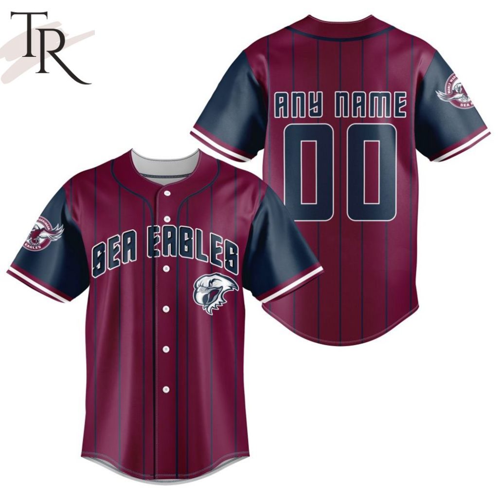 Personalized NRL Manly Warringah Sea Eagles Special Baseball Jersey ...