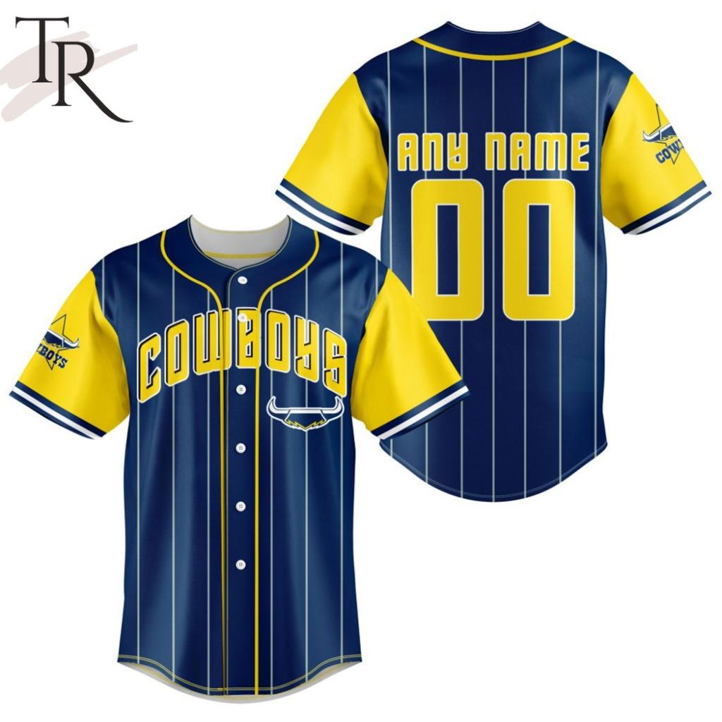 Personalized NRL North Queensland Cowboys Special Baseball Jersey ...