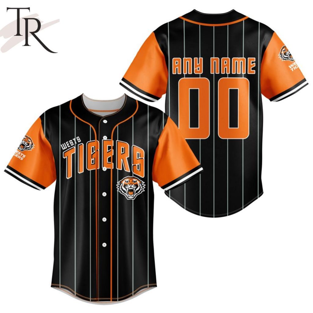 Personalized NRL Wests Tigers Special Baseball Jersey Design - Torunstyle