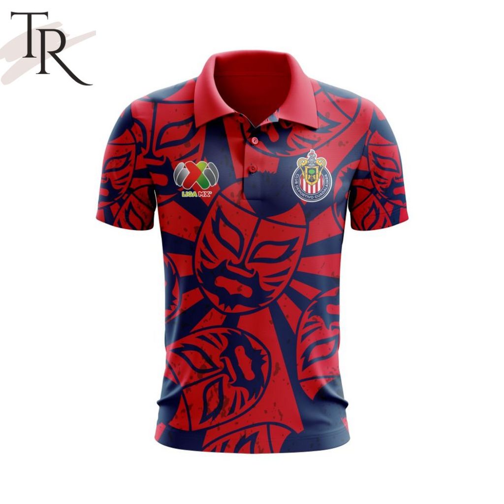 LIGA MX Chivas De Guadalajara 2023-2024 Home Polo Shirt - Torunstyle