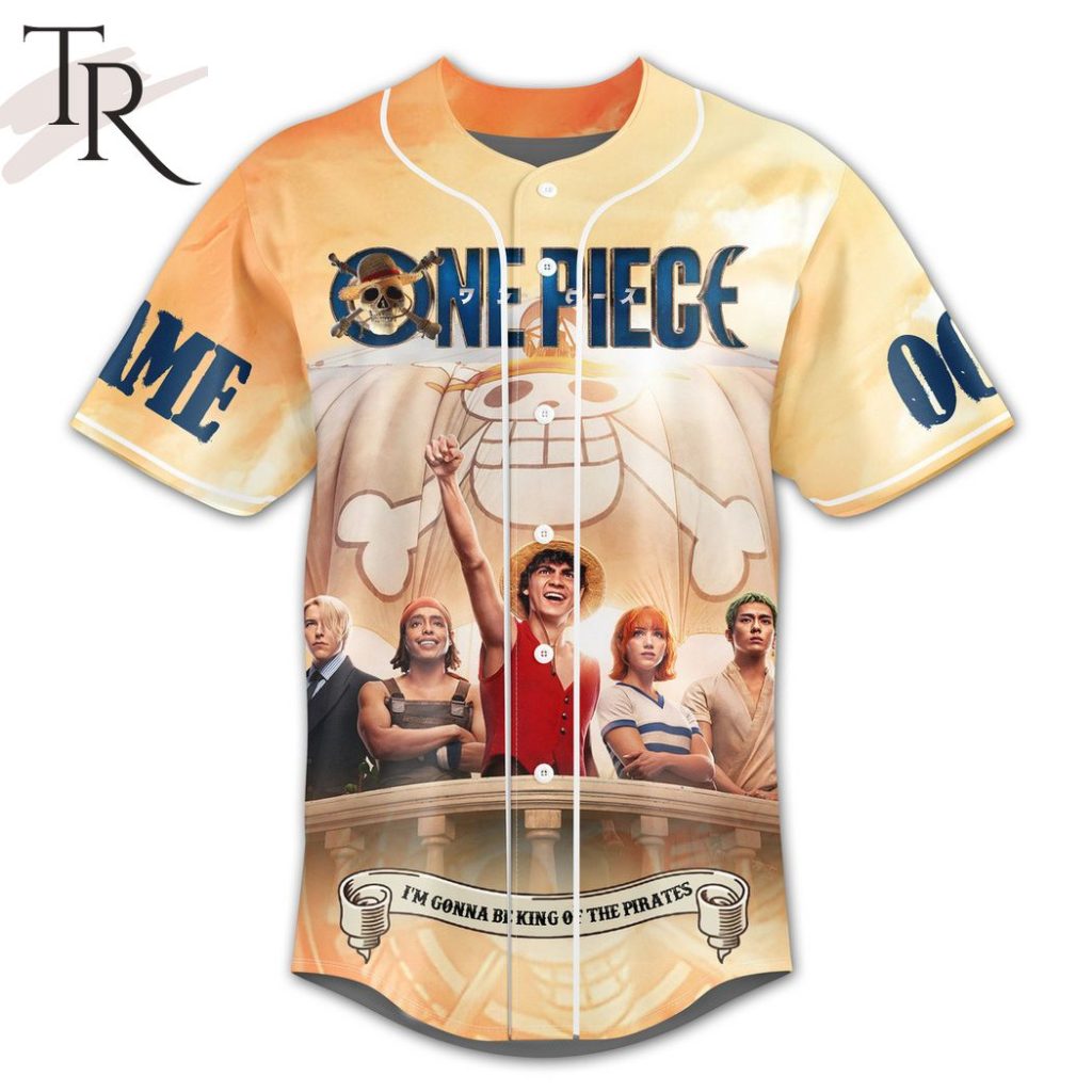 Custom Name And Number One Piece Live Action Baseball Jersey - Torunstyle