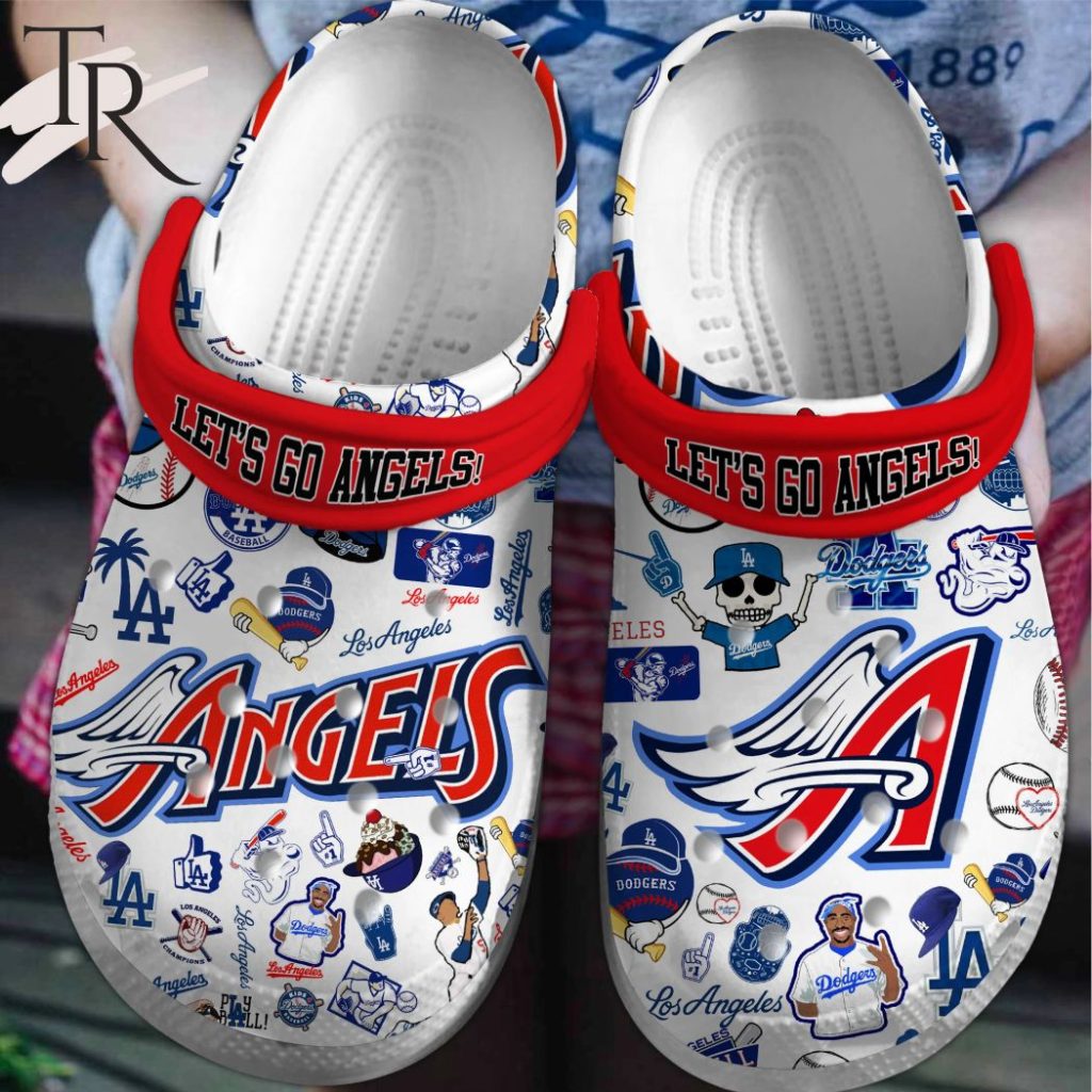 Let's Go Angeles Los Angeles Dodgers Crocs - Torunstyle