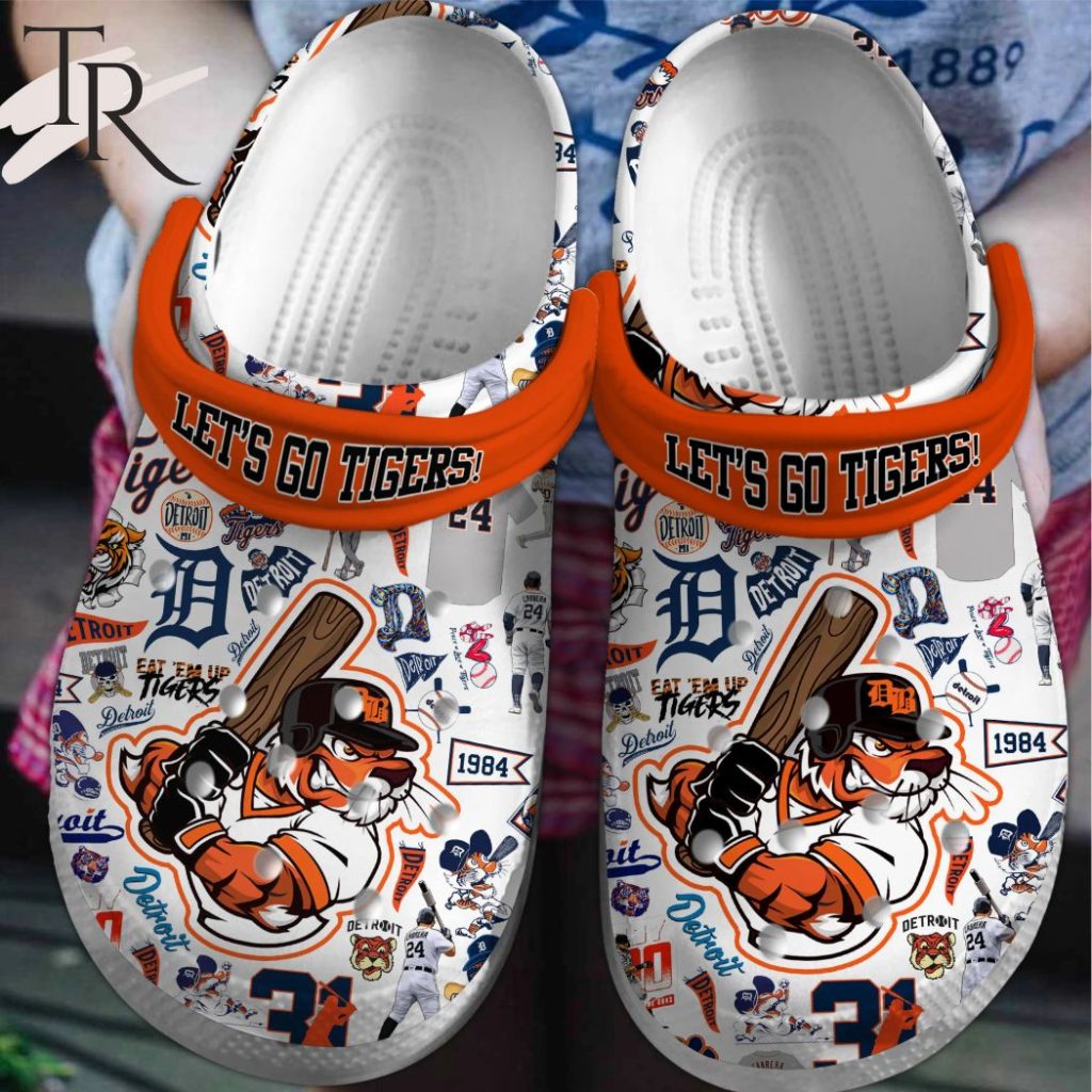 Let's Go Tigers Detroit Tigers Crocs - Torunstyle