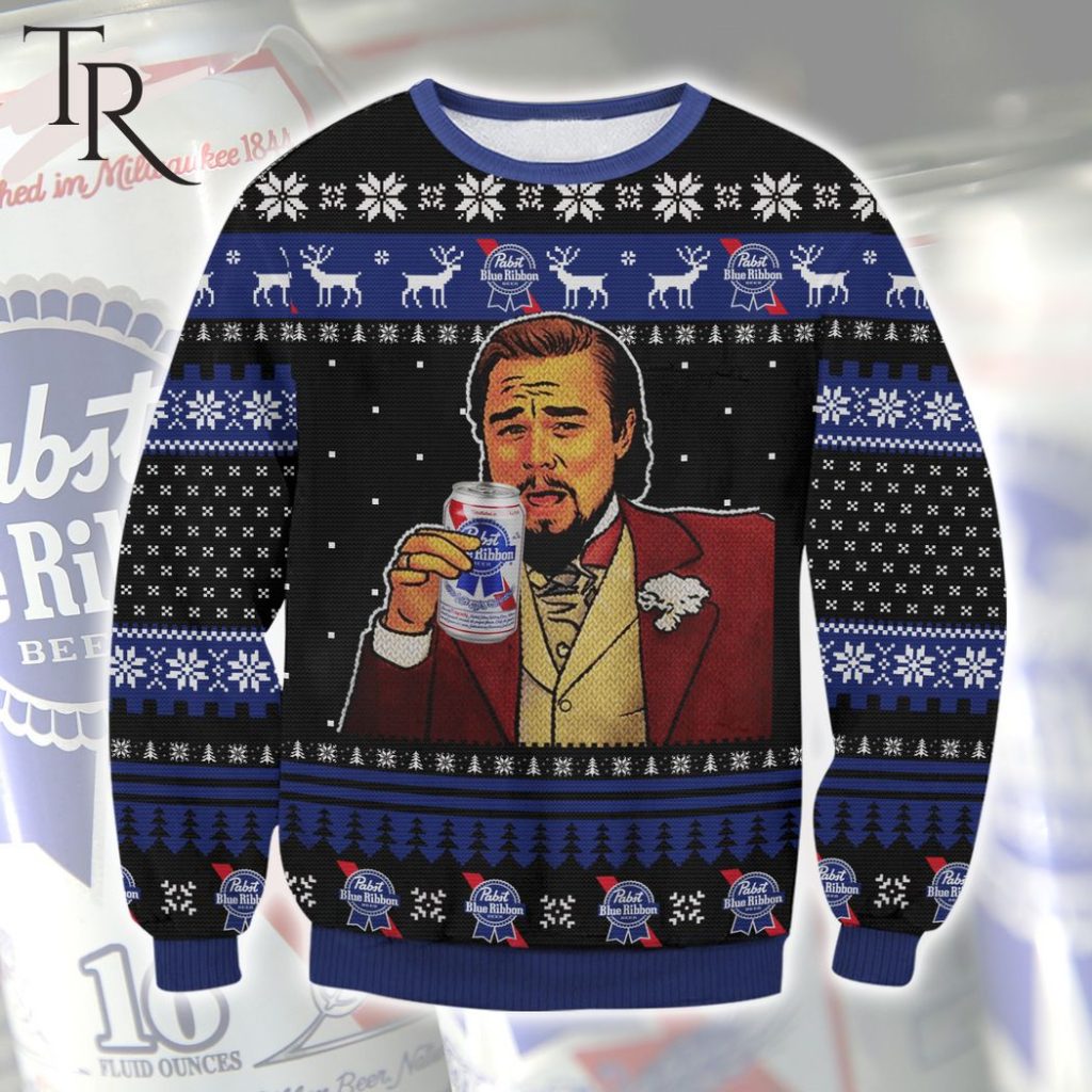 Pabst Blue Ribbon Beer Meme Ugly Sweater - Torunstyle