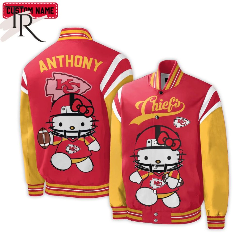 Personalized NFL Kansas City Chiefs Special Hello Kitty Design Baseball ...