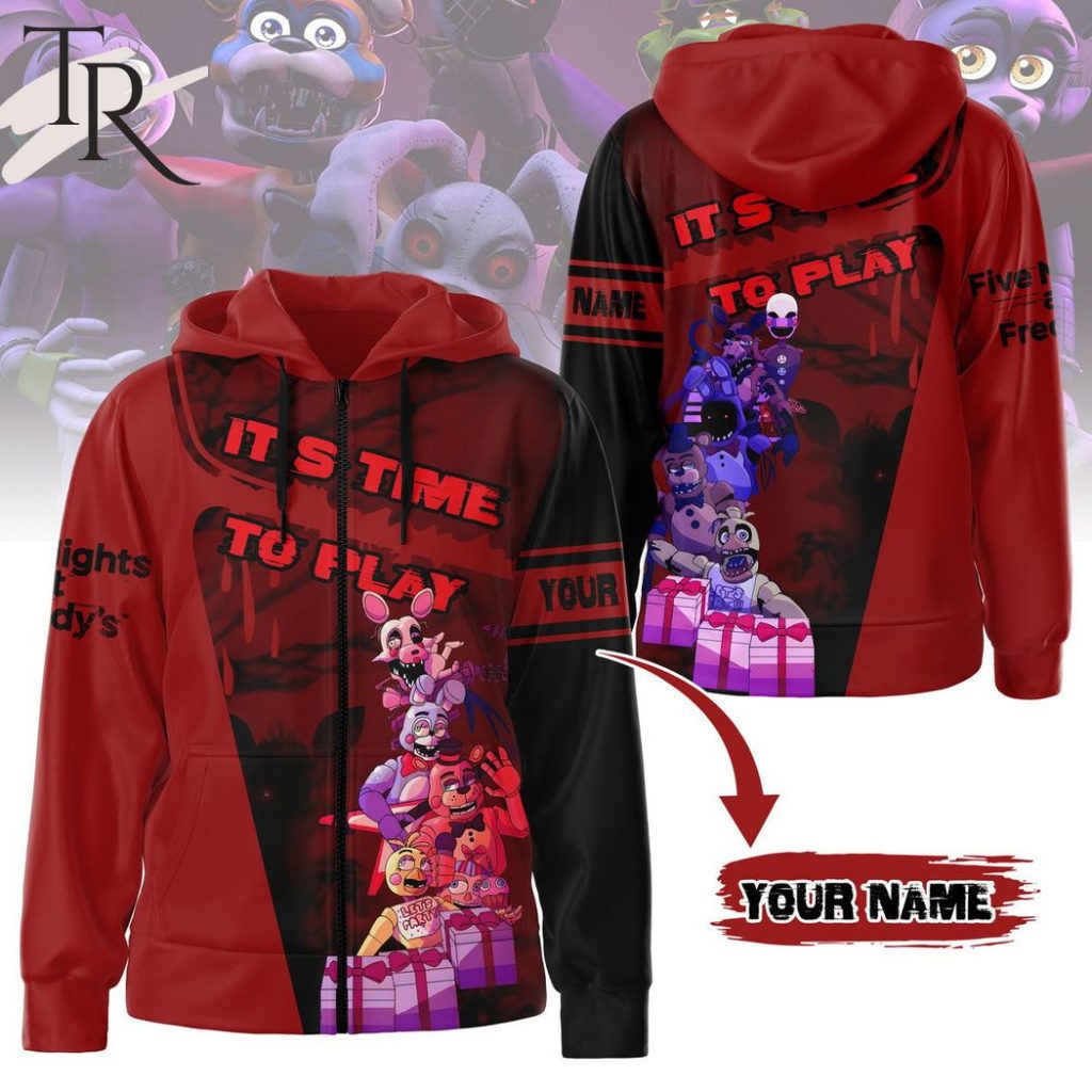 Five Nights at Freddy's It's Time To Play Hoodie - Torunstyle