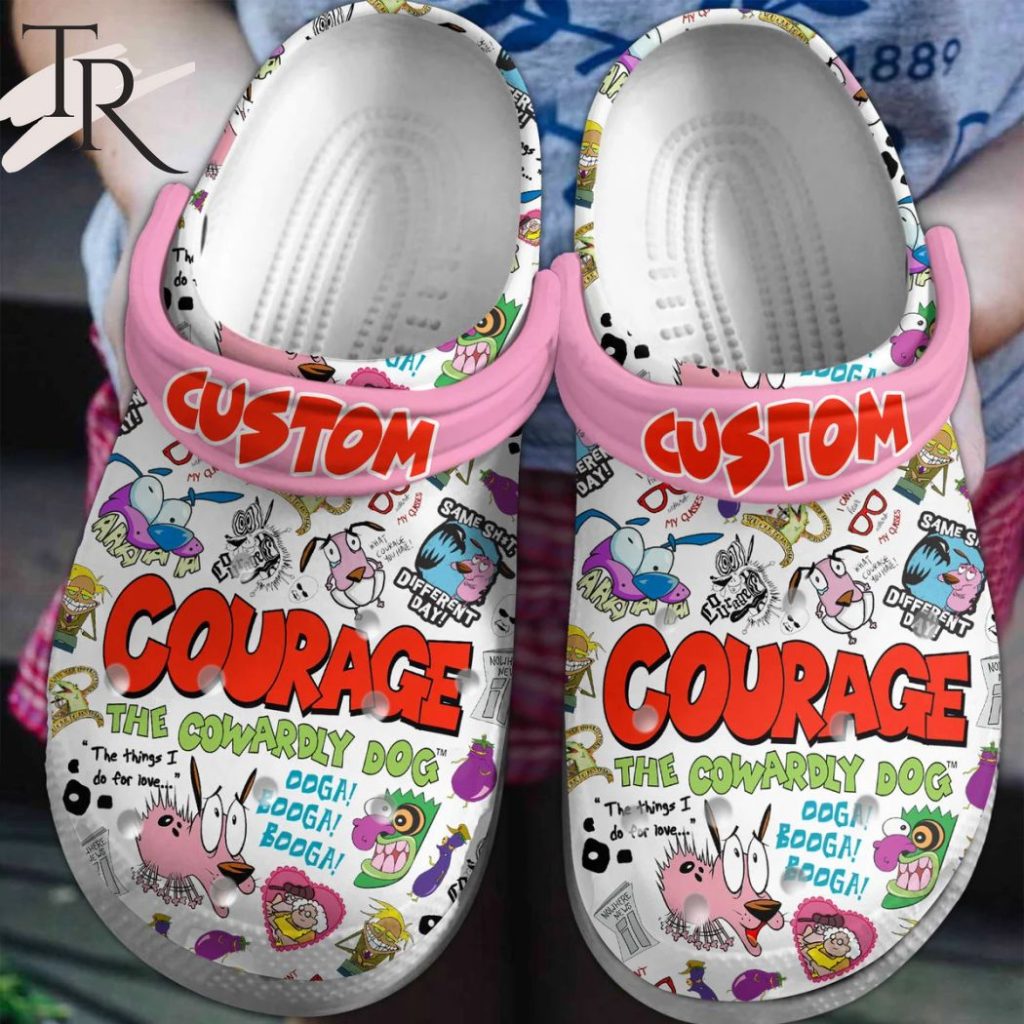 PREMIUM Custom Courage The Cowardly Dog Clogs - Torunstyle