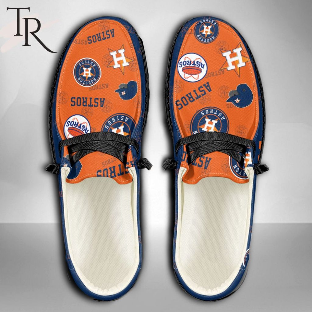 MLB Houston Astros Custom Name Hey Dude Shoes - Torunstyle