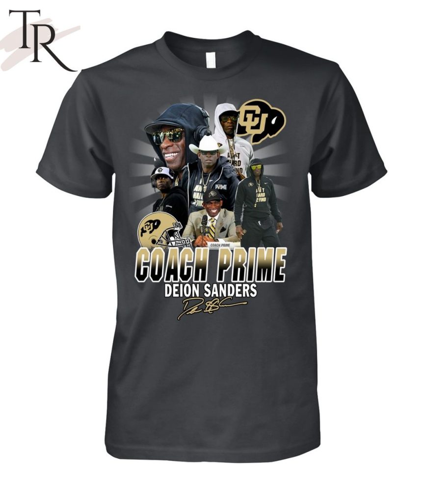 Coach Prime Deion Sanders Signature T-Shirt - Torunstyle