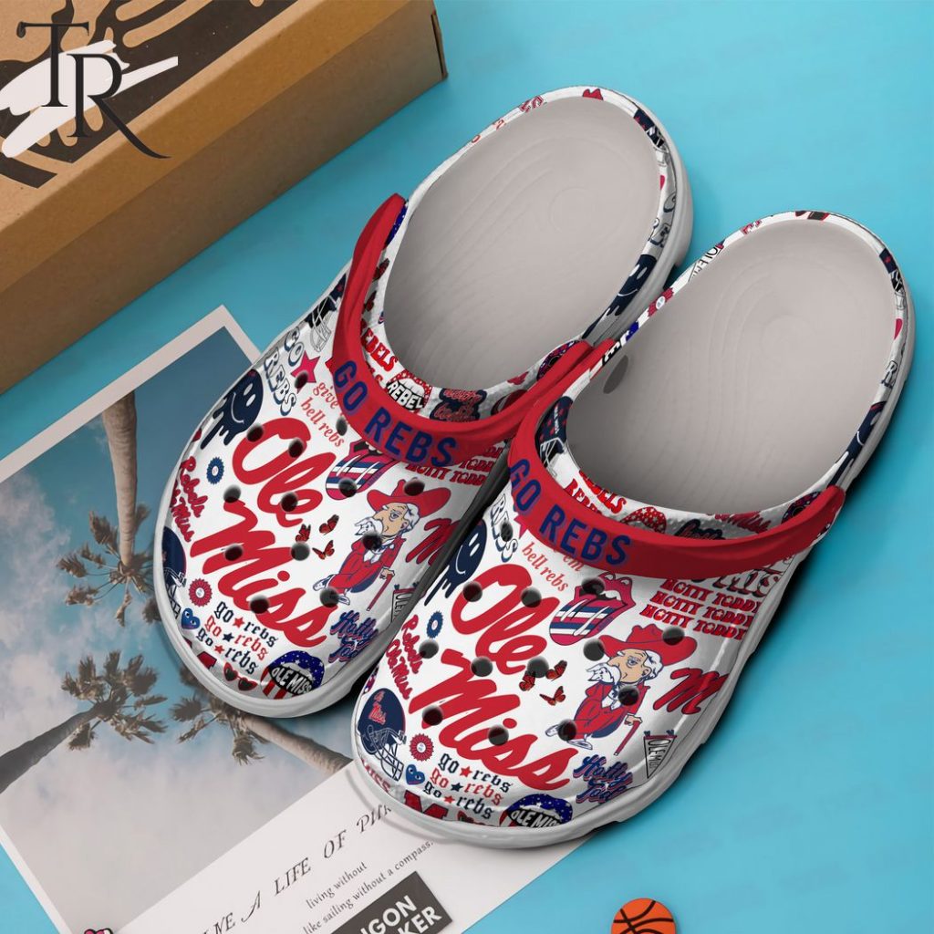 Go Rebs Ole Miss Clogs - Torunstyle