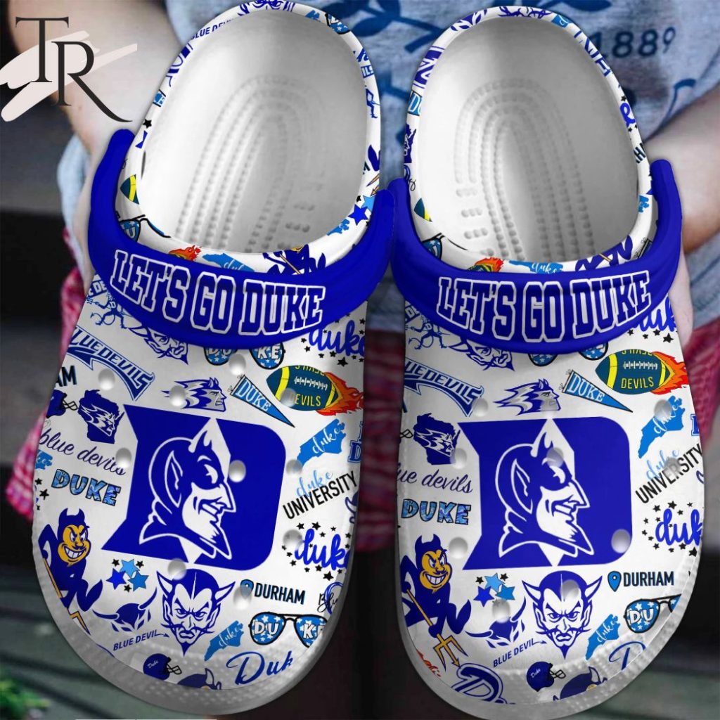Let's Go Duke Durham Blue Devil Clogs - Torunstyle
