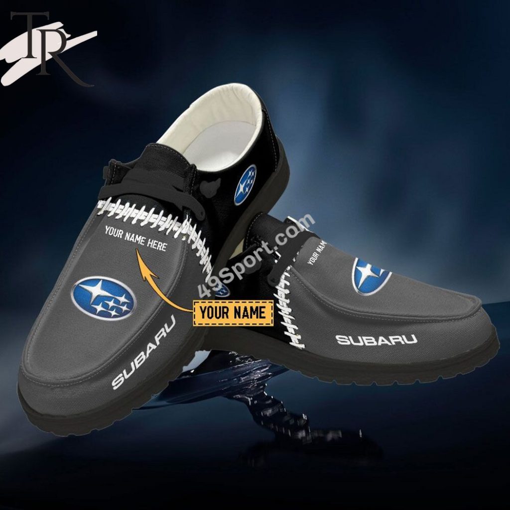 Subaru Custom Name Hey Dude Shoes - Torunstyle