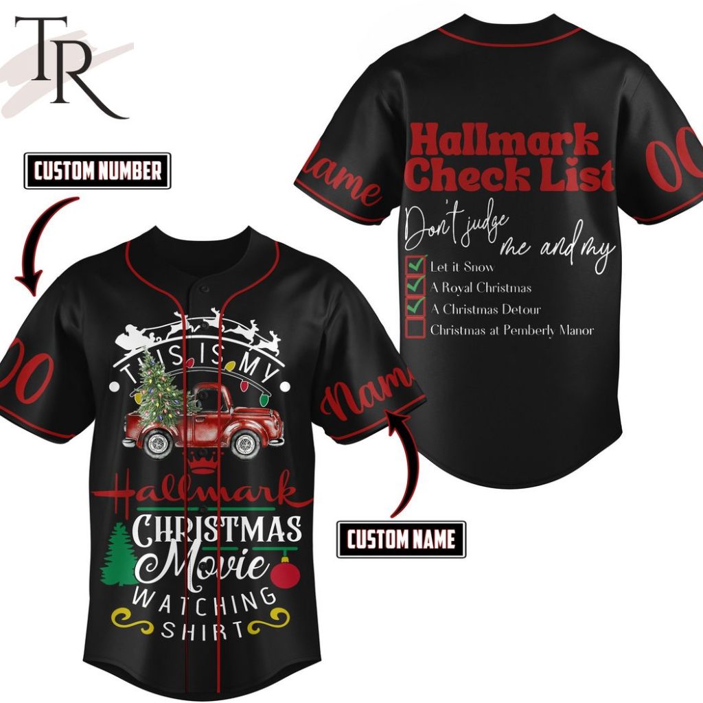 This Is My Hallmark Christmas Movie Watching Shirt Hallmark Check List ...