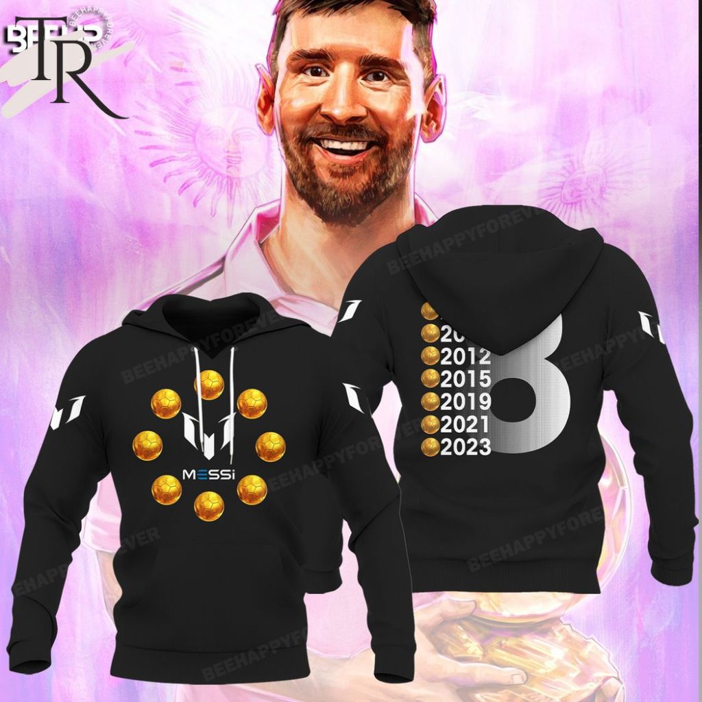 Lionel Messi Eight Ballon D’Or 2023 Shirt - Torunstyle