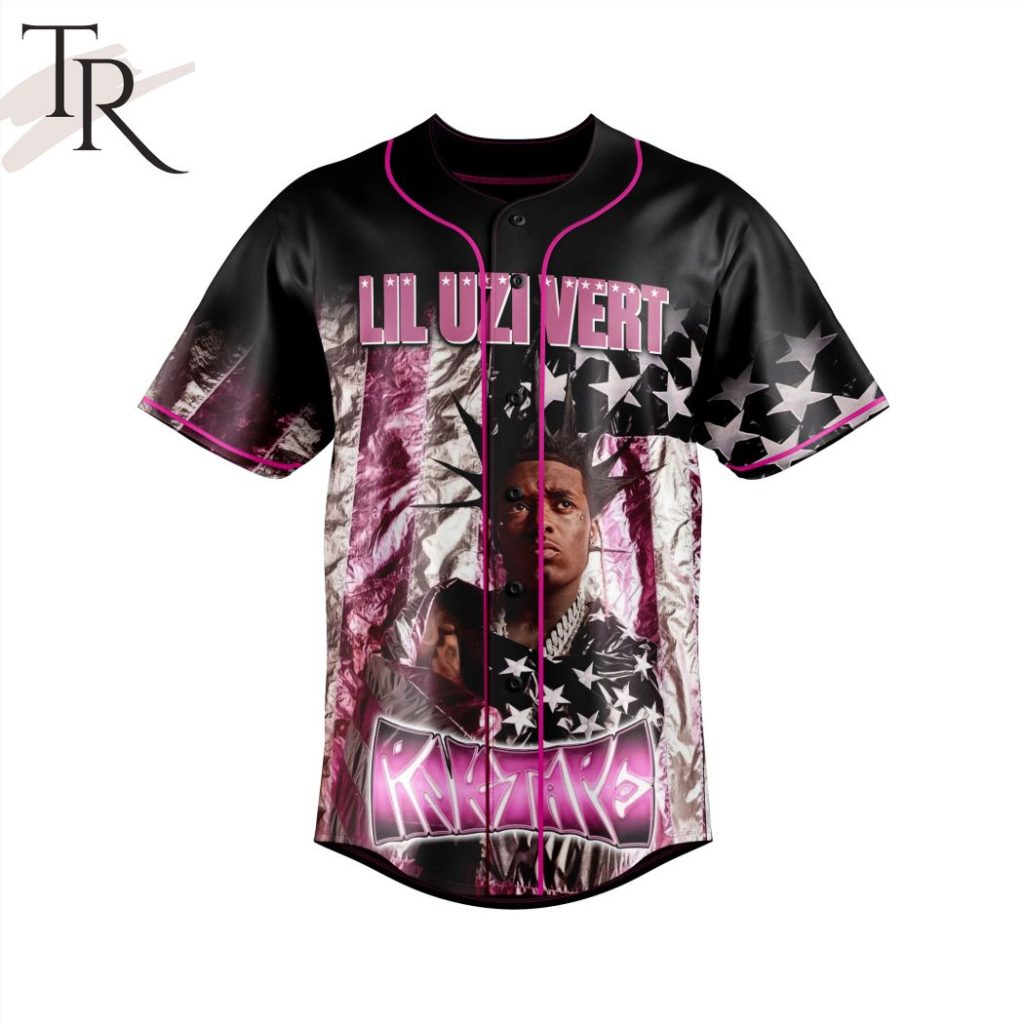 Lil Uzi Vert Pink Tape Tour Baseball Jersey - Torunstyle