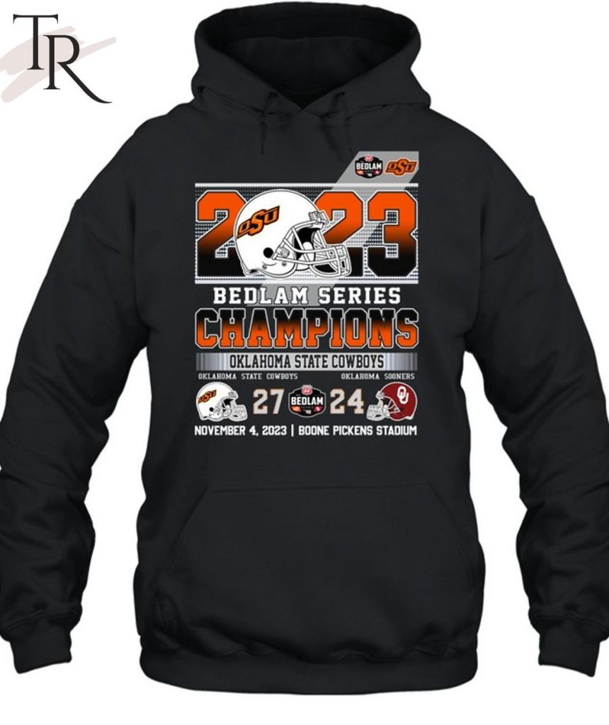 2023 Bedlam Series Champions Oklahoma State Cowboys 27 - 24 Oklahoma ...