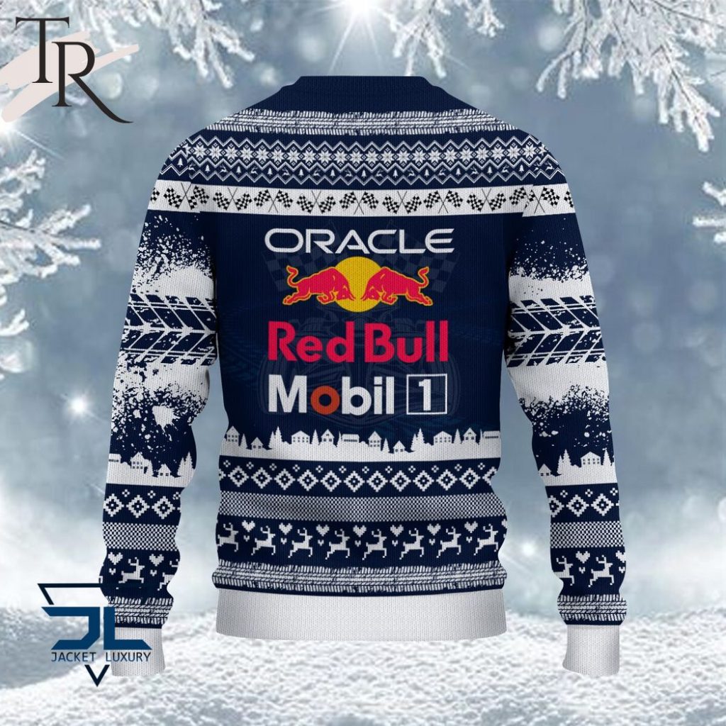 Custom Name Red Bull Racing Ugly Sweater - Torunstyle