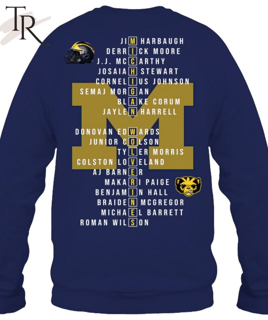Free Harbaugh 4 Michigan Wolverines T-Shirt - Torunstyle