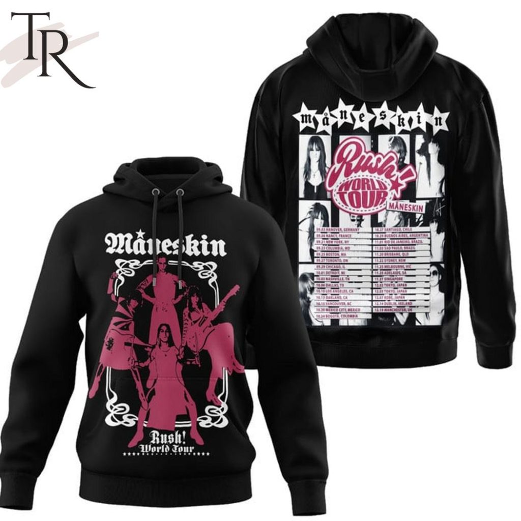 Maneskin Rush World Tour Hoodie - Torunstyle