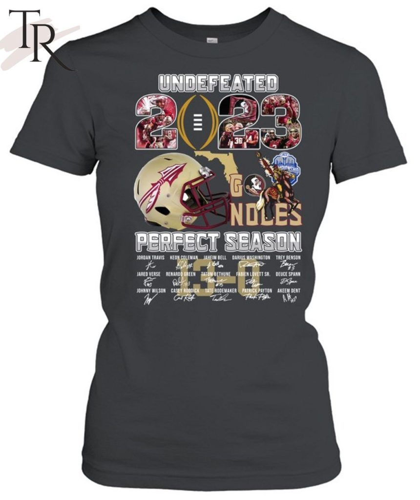 Undefeated 2023 Florida State Seminoles Perfect Season Signature T ...