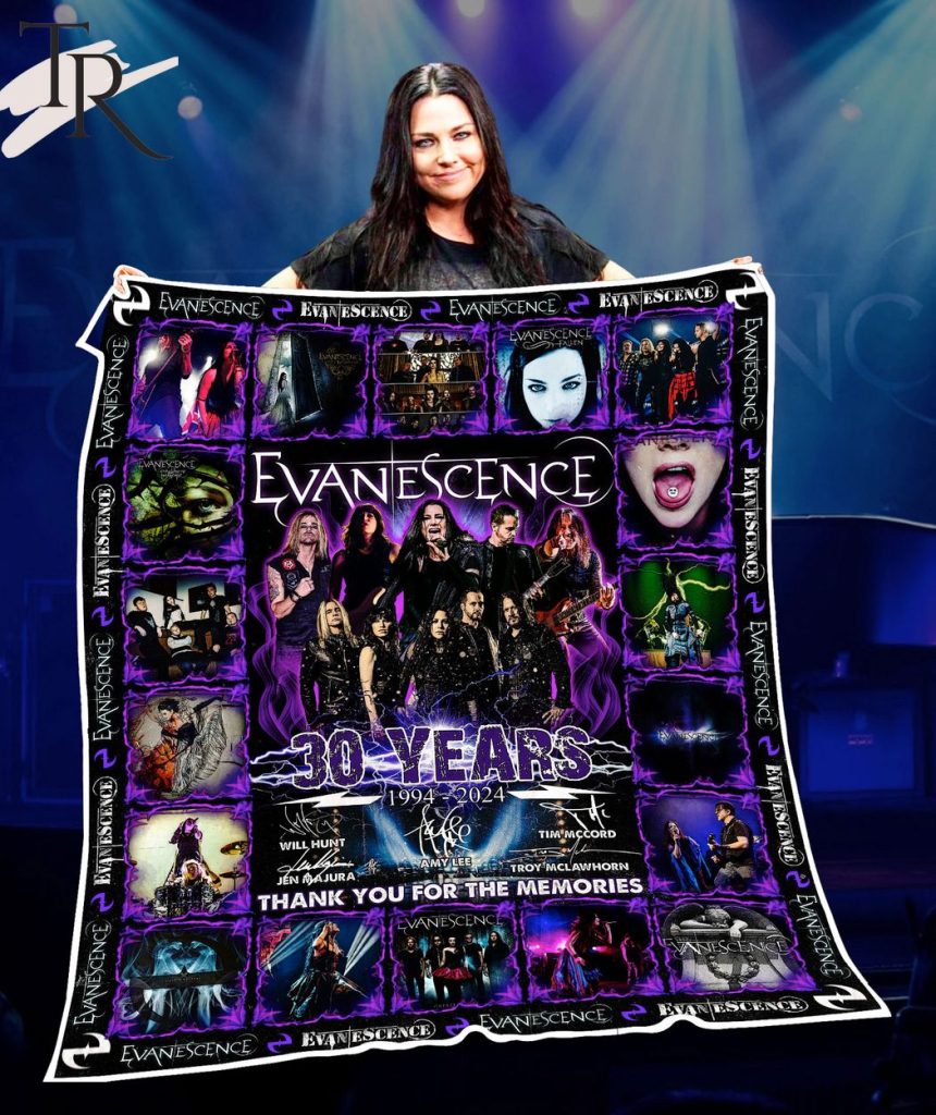 Evanescence 30 Years 1994 - 2024 Thank You For The Memories Fleece ...