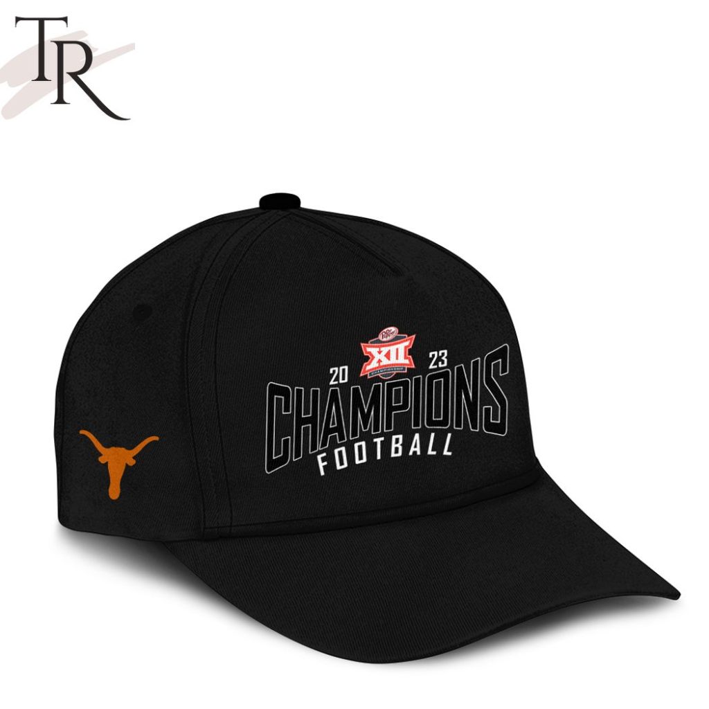 Texas Longhorns 2023 Big 12 Football Conference Champions Hoodie ...