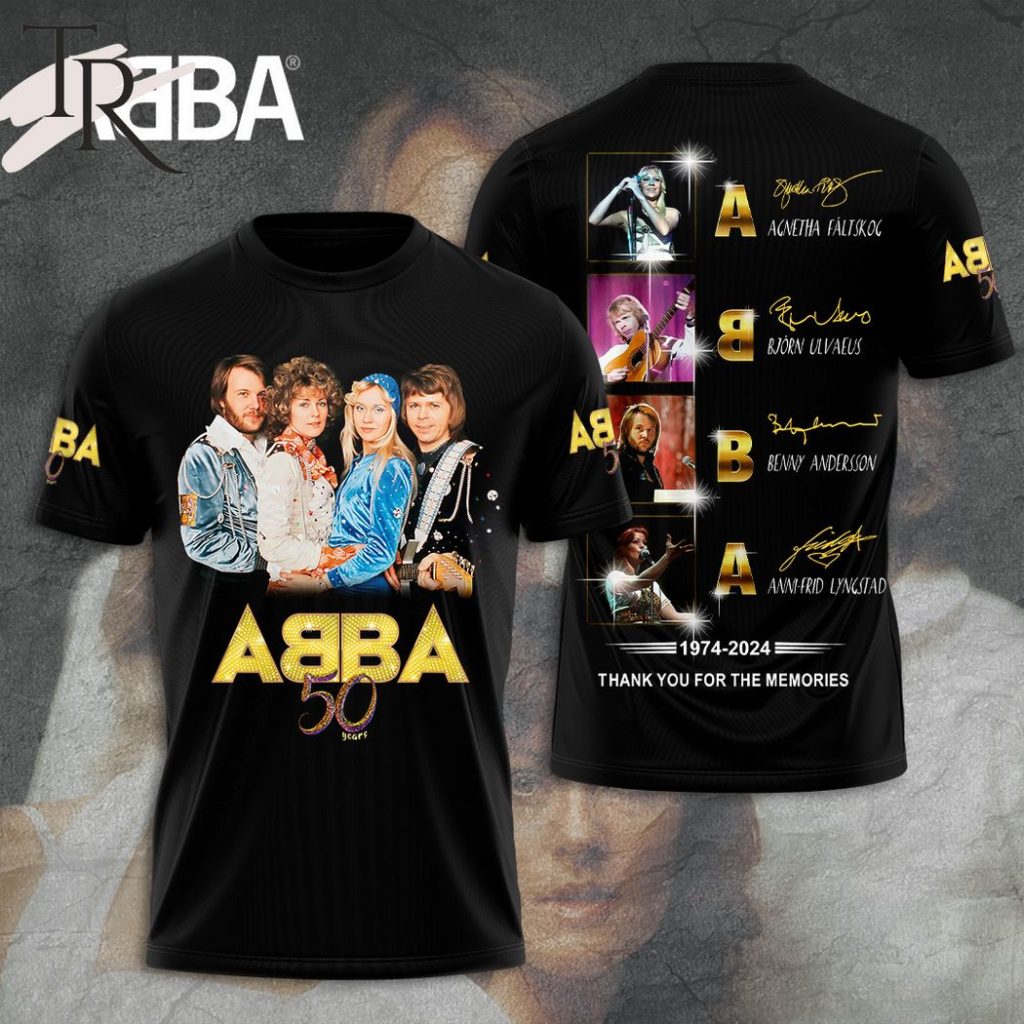 ABBA 50 Years 1974 - 2024 Agnetha Faltskog, Bjorn Ulvaeus, Benny ...