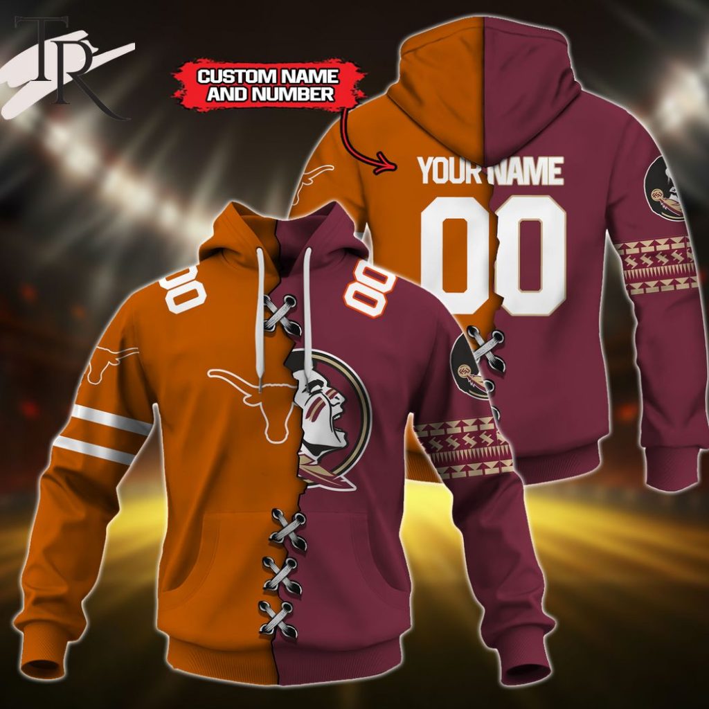 Mix 2 NCAA Teams Select Any 2 Teams to Mix and Match! Hoodie - Torunstyle