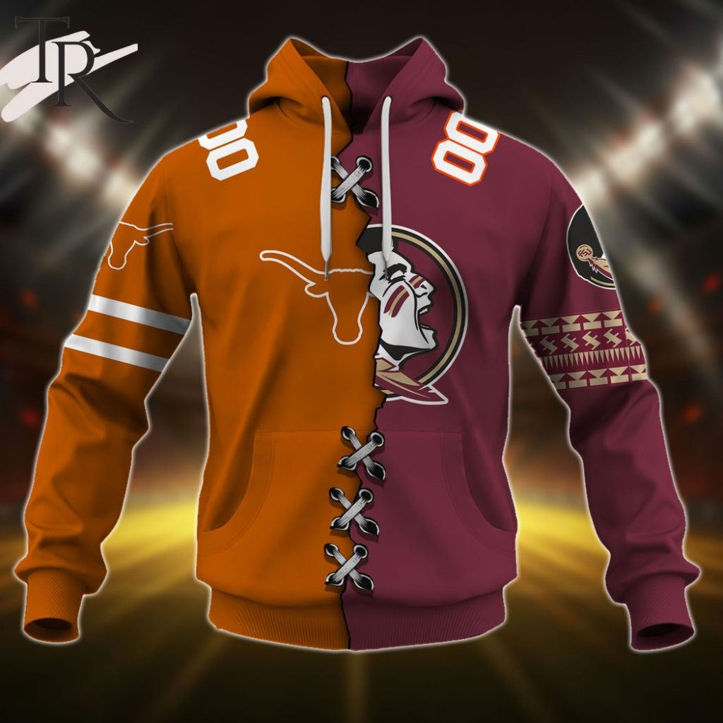 Mix 2 NCAA Teams Select Any 2 Teams to Mix and Match! Hoodie - Torunstyle