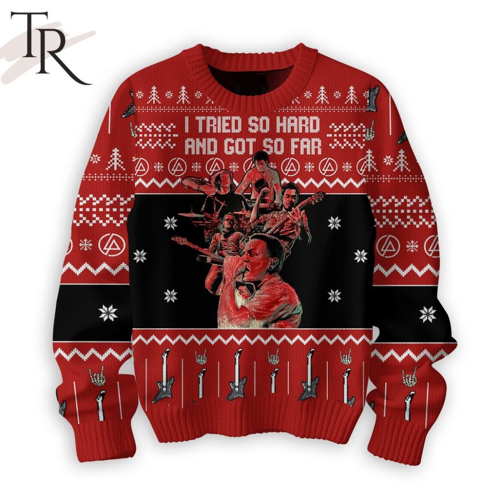 I Tried So Hard And Got So Far Linkin Park Ugly Sweater - Torunstyle