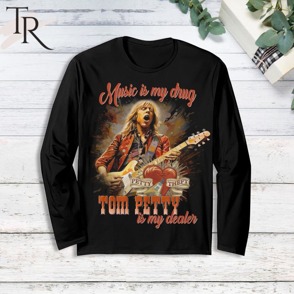 Music Is My Drug Tom Petty In My Dealer Pajamas Set - Torunstyle