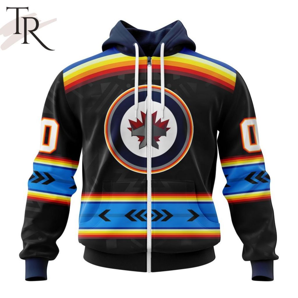 NHL Winnipeg Jets Special Native Heritage Design Hoodie - Torunstyle