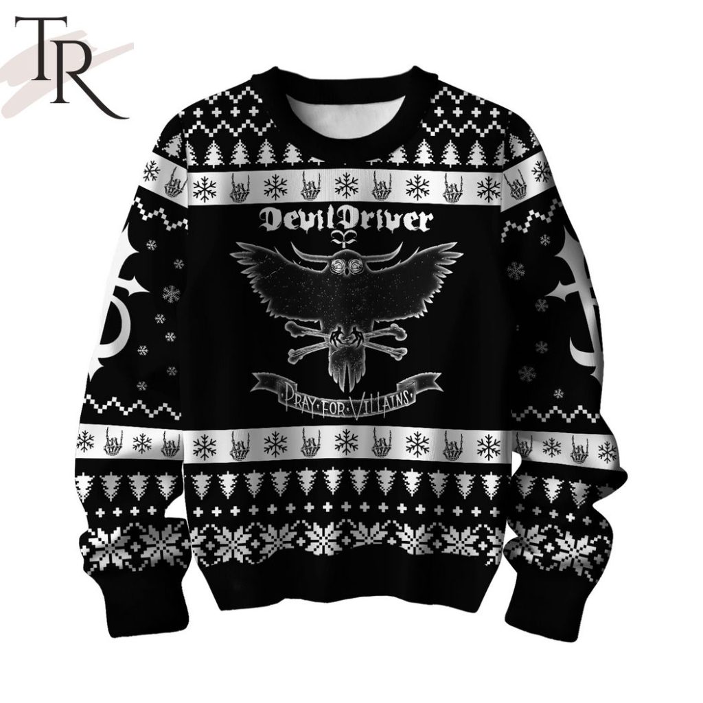 Devildriver Pray For Villains Ugly Sweater - Torunstyle