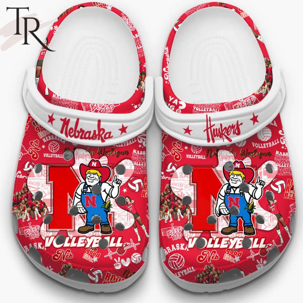 Nebraska Cornhuskers Volleyball Crocs - Torunstyle