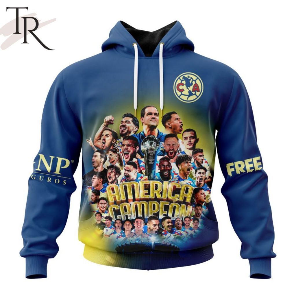 LIGA MX Club America 2023 Apertura Champions Away Kits Hoodie - Torunstyle