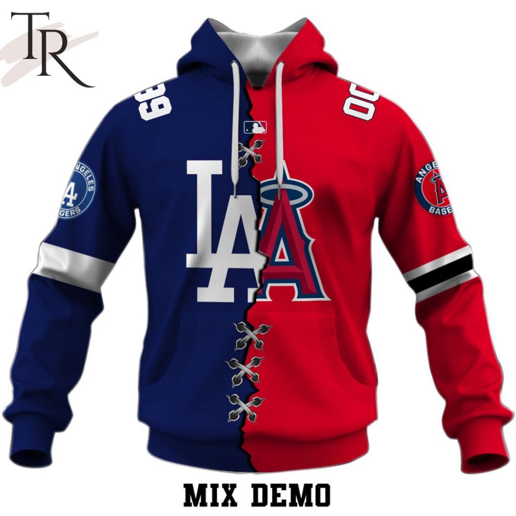 Mix 2 MLB Teams Select Any 2 Teams to Mix and Match! Hoodie - Torunstyle