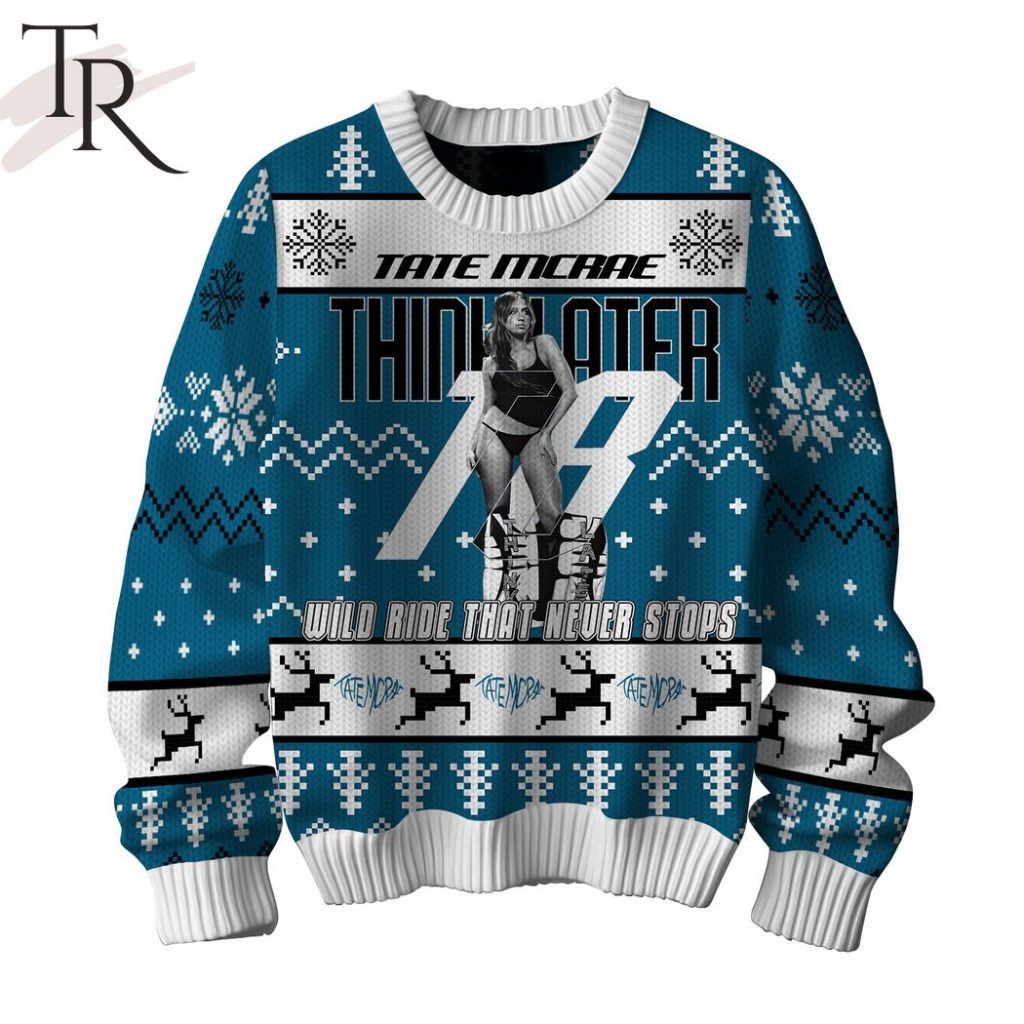 Tate McRae - Think Later Ugly Sweater - Torunstyle