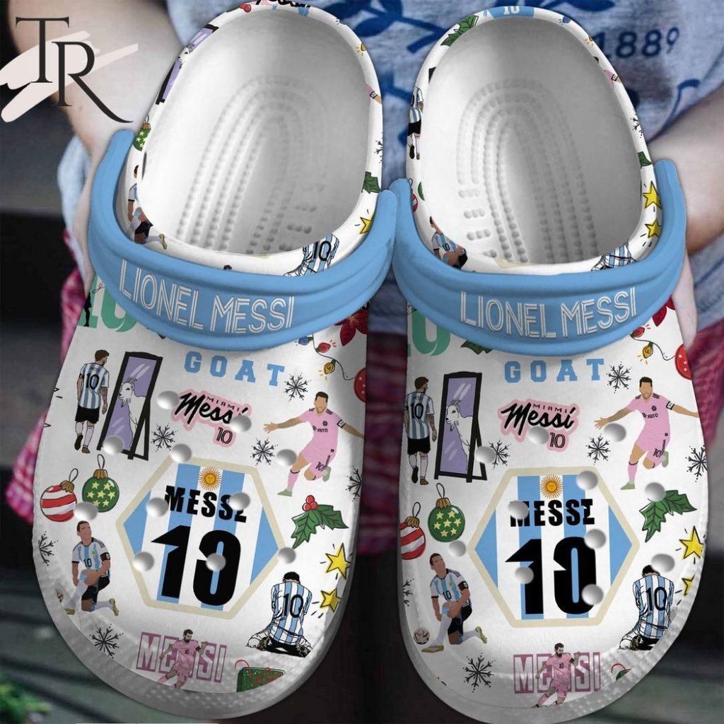 Lionel Messi GOAT Miami Crocs - Torunstyle