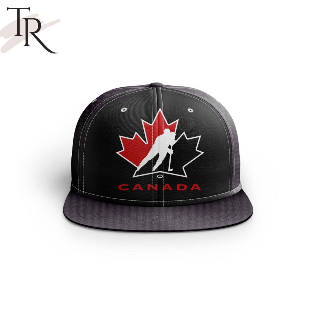 Hockey Canada Personalized Black Snapback Design Snapback Hats - Torunstyle