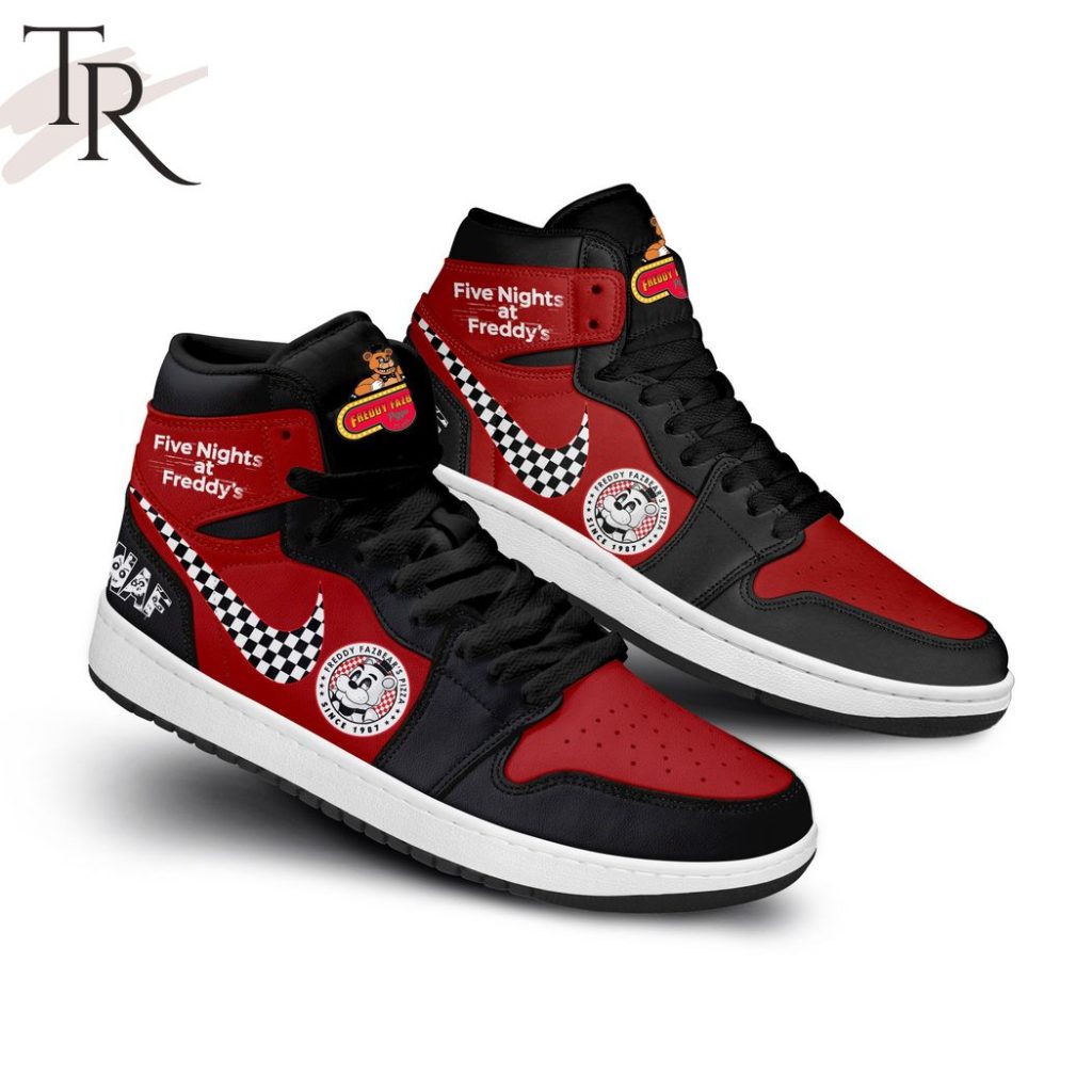 Five Nights At Freddy's 5NAF Air Jordan 1, Hightop - Torunstyle