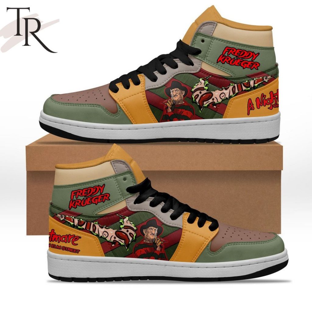 Freddy Krueger A Nightmare On Elm Street Air Jordan 1, Hightop - Torunstyle